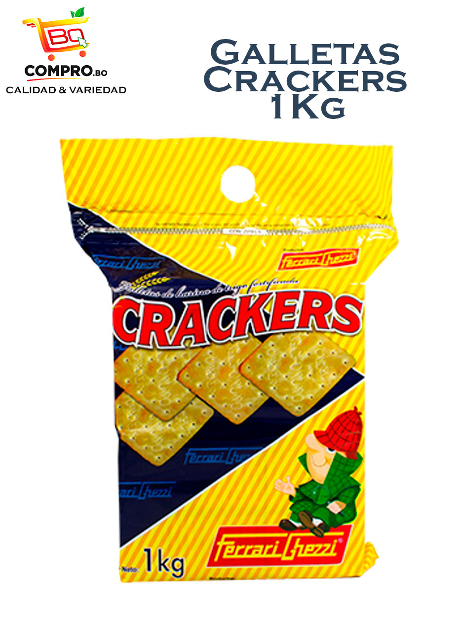 GALLETAS CRACKERS FERRARI GHEZZI 1KG – COMPRO.BO