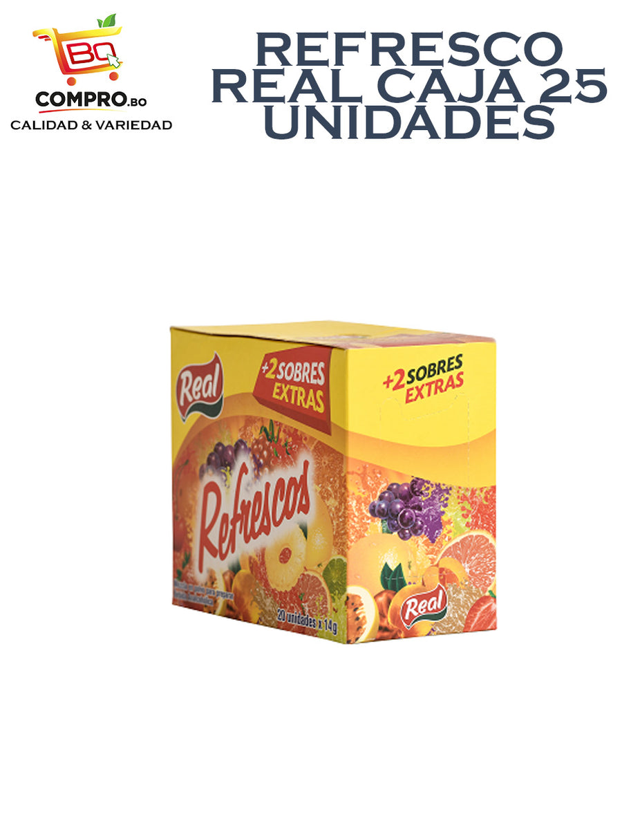 REFRESCO REAL CAJA 25 UNIDADES – COMPRO.BO