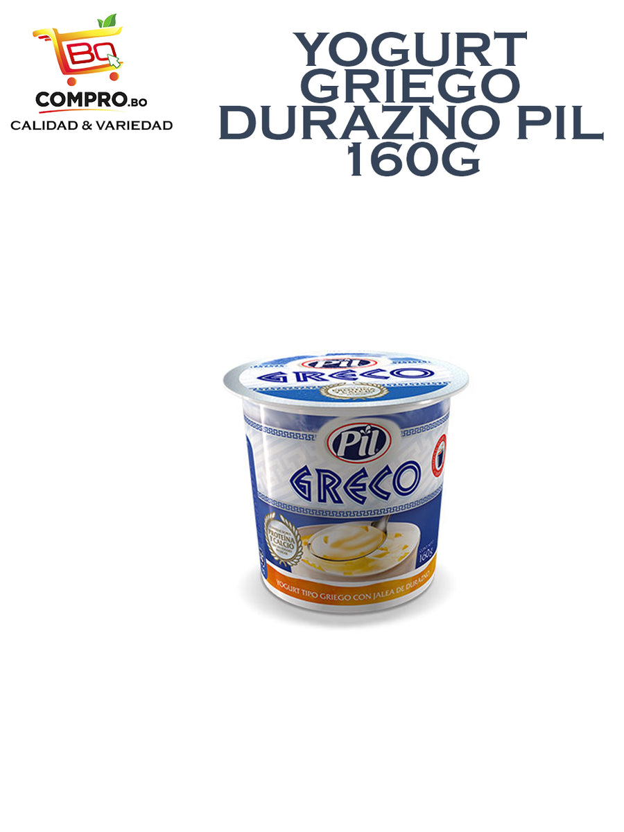 YOGURT GRIEGO DURAZNO PIL 160G – COMPRO.BO